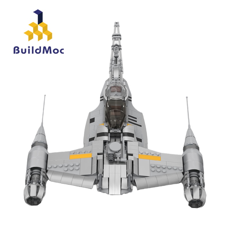 BuildMOC lego star wars N-1 Starfighter Acorazado Bloque Juguetes ...