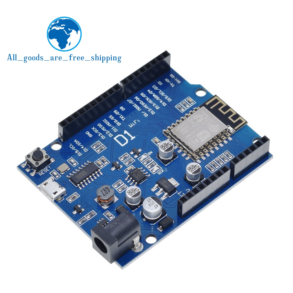 ESP-12E WeMos D1 UNO R3 CH340 CH340G WiFi Placa De Desarrollo Basada ESP8266 Escudo Inteligente ...