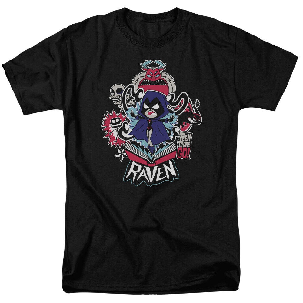 Polera De Verano Hombre Adolescente Titans Go Raven De Dibujos Animados ...