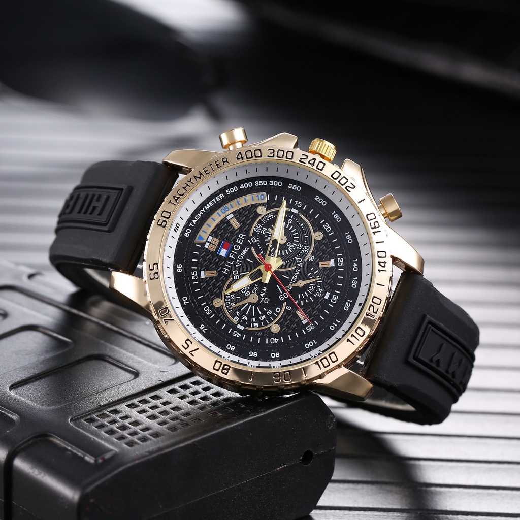 Famans Reloj De Pulsera De Cuarzo Con Banda De Silicona De Lujo De ...