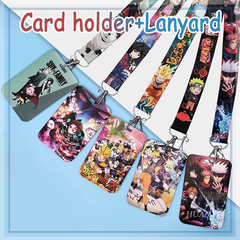 Anime Protector De Tarjeta Con Cordón Del Cuello SPYxFAMILY Jujutsu ...