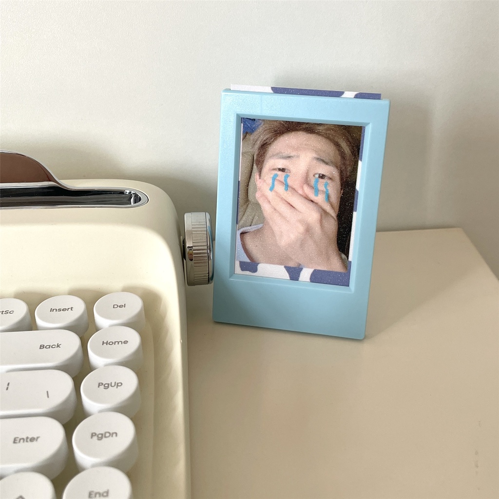 ins Color Caramelo Plástico Polaroid Marco De Fotos Mini10cm Soporte ...