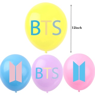 BTS Globos , 12 " Tema De Látex Globo Para Niños Baby Shower Fiesta De ...