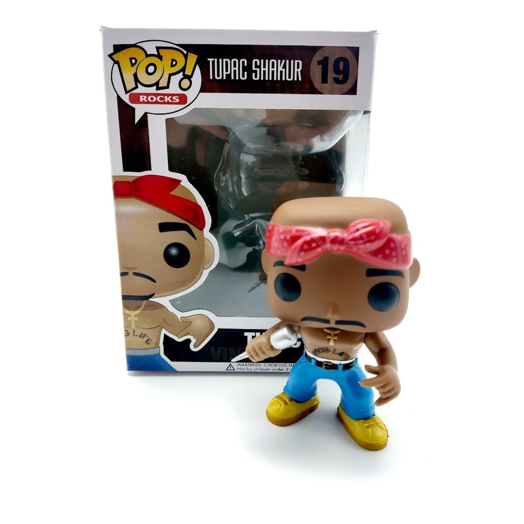 Funko Pop 19 Tupac Shakur Figura De Vinilo Juguetes Modelo | Shopee Chile