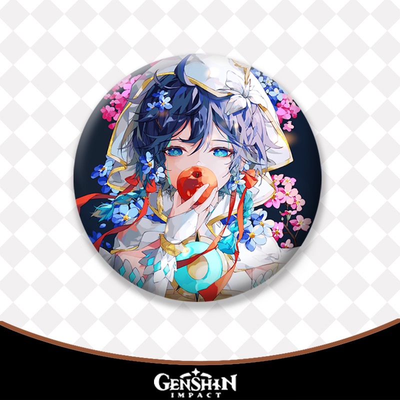 Genshin impact pin Raiden Shogun Kazuha hutao Yae-Insignia De Hojalata ...