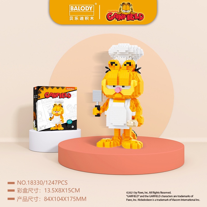 Nuevo Balody Mini Bloques De Dibujos Animados Gato Juguetes De ...