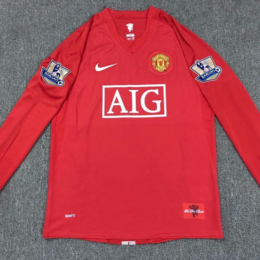 0708 Manchester United Home Camiseta De Manga Larga No 7 C Ronaldo