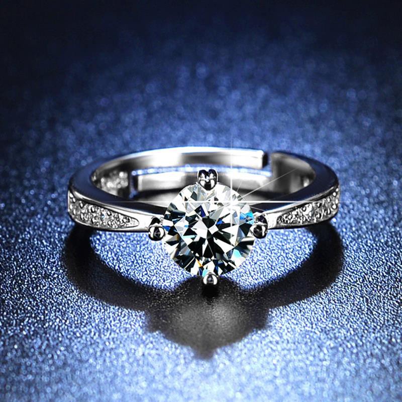 50 anillos de plata 925 originales para mujer, anillo de diamantes con ...