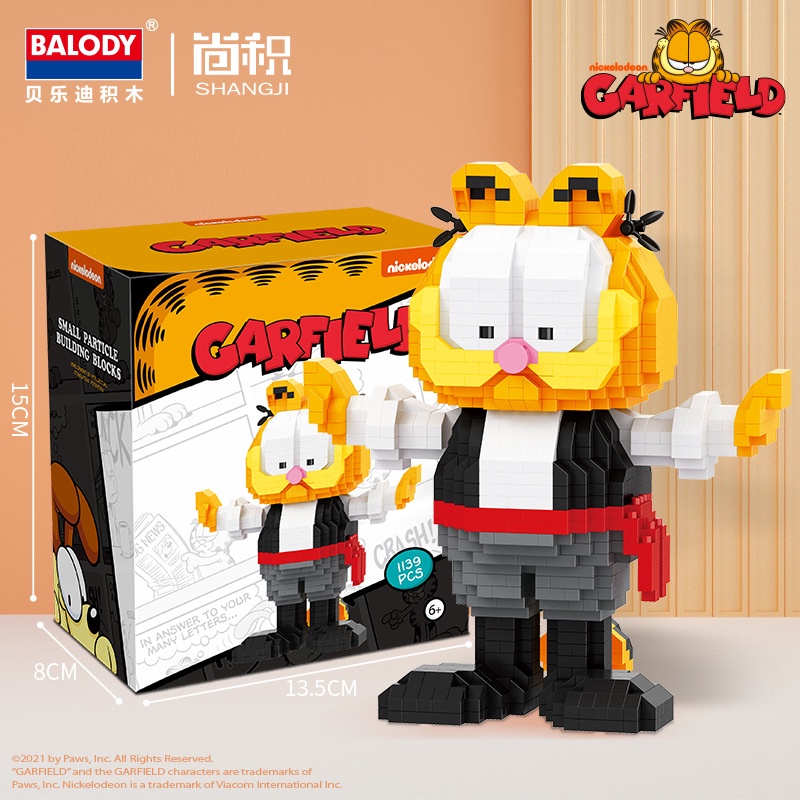 Nuevo Balody Mini Bloques De Dibujos Animados Gato Juguetes De ...
