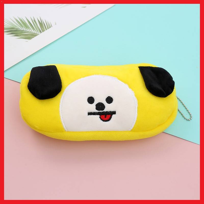 KPOP BTS BT21 Felpa Animal Estuche Lápiz De Dibujos Animados panda Oso ...