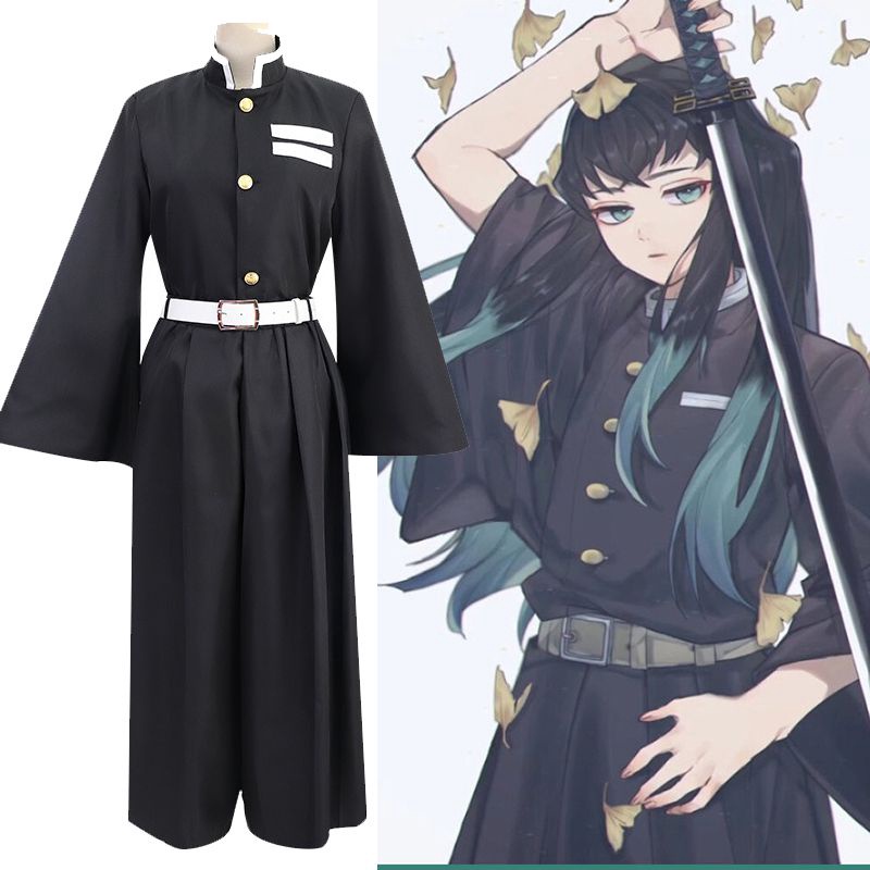 Demon Slayer Kimetsu no Yaiba Mist Pilar Tokito Muichiro Cosplay Traje ...