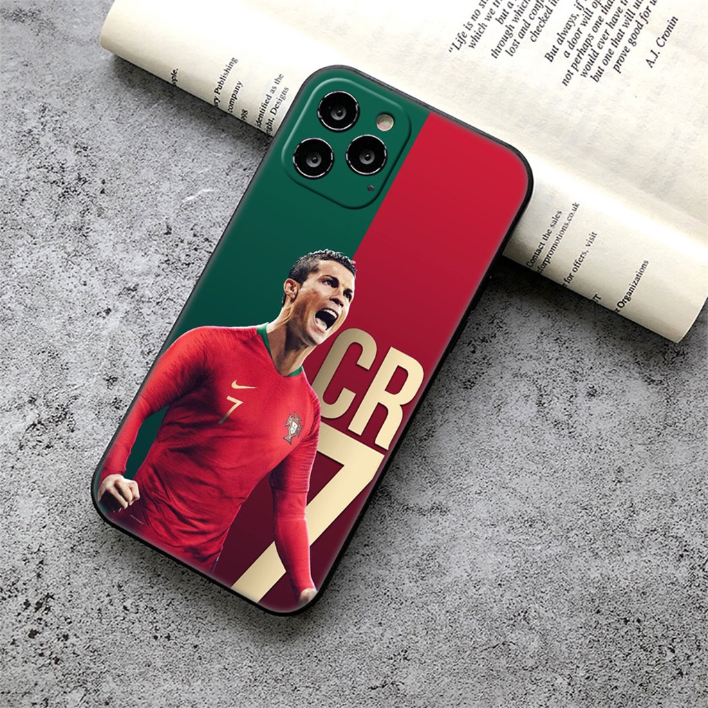 Carcasa BCA43 Cristiano Ronaldo CR7 Fútbol iPhone XR X XS Max 6 6s 7 8 ...