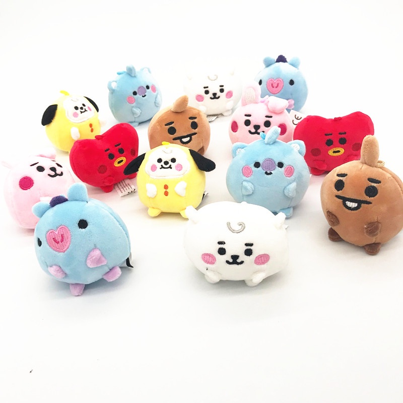 7-12CM Muñeca Llavero BT21 JUNK KOOK Chimmy Shooky Tata Peluche Juguete ...