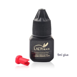 Lady Black Negro 5ml Corea Pestañas Pegamento Para Extensiones De Postizas Señora Fuerte ...