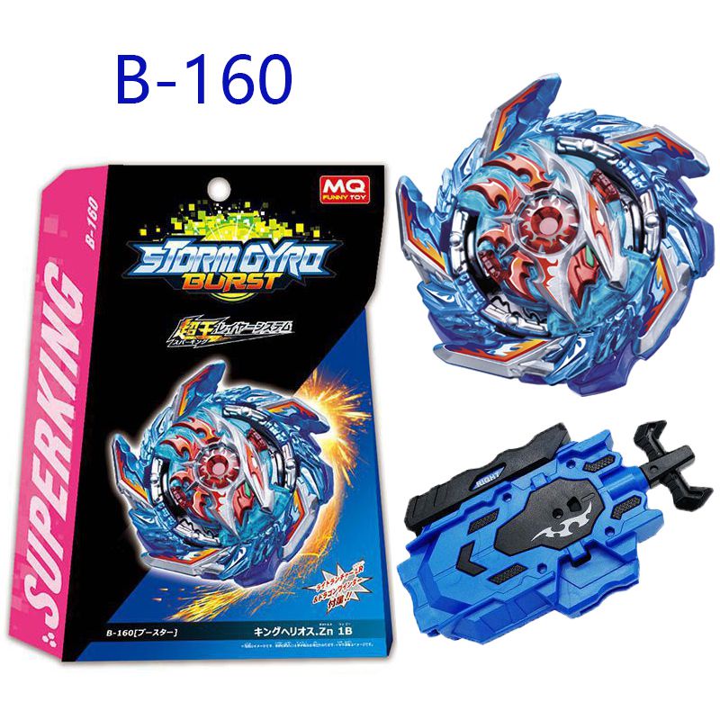 Beyblade Burst B160 Booster King Helios.Zn L/R Launcher Combat Gyro ...