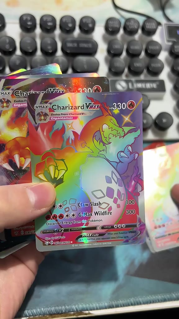 Kit 100 Pokémon Vmax Carta Incluye Raro Charizard Eternatus Vmax ...