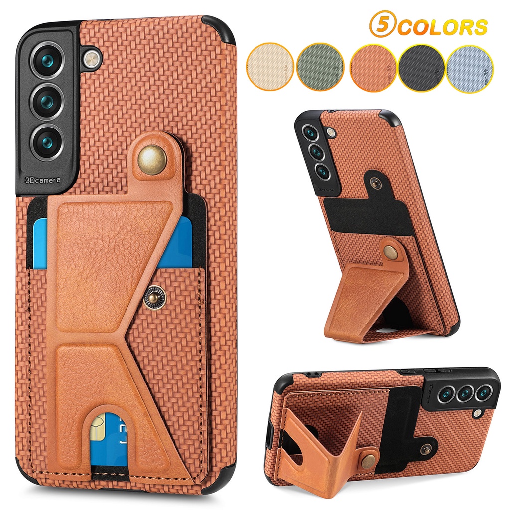 Funda De Fibra De Carbono Para Samsung Galaxy S23 S25 S24 FE Plus Ultra A05 A05S A15 A25 A35 A55 ...