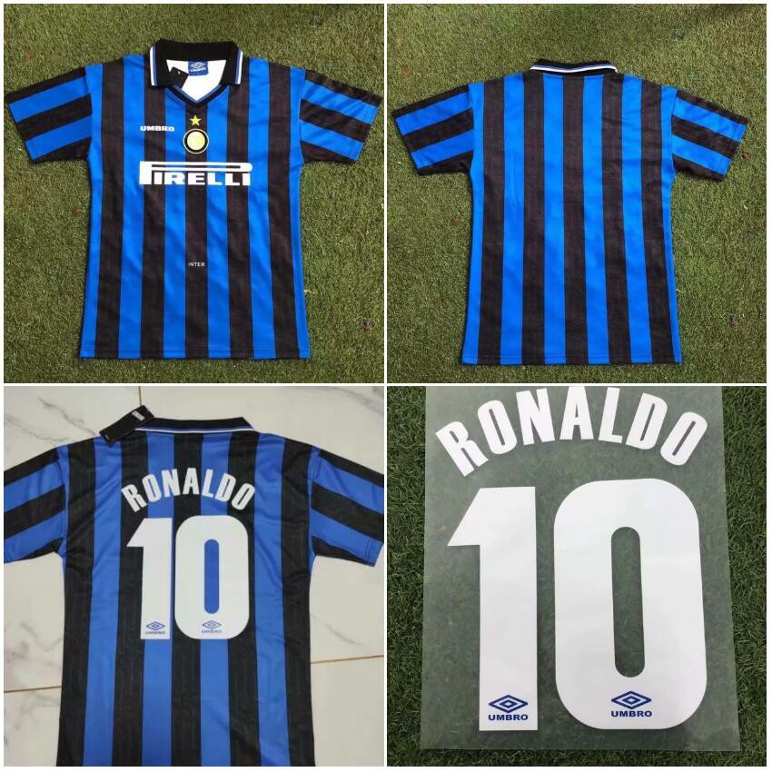 INTER MILAN 97-98 Retro Camiseta De Fútbol Puede Personalizar 10 ...
