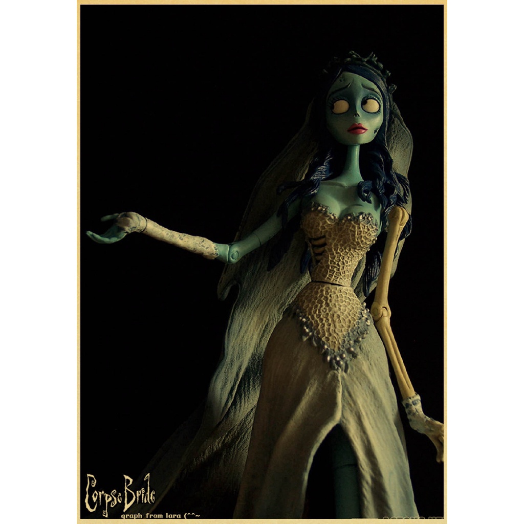 Tim Burton Movie posters The Corpse Bride Home/Bar Decoración Artesanía ...