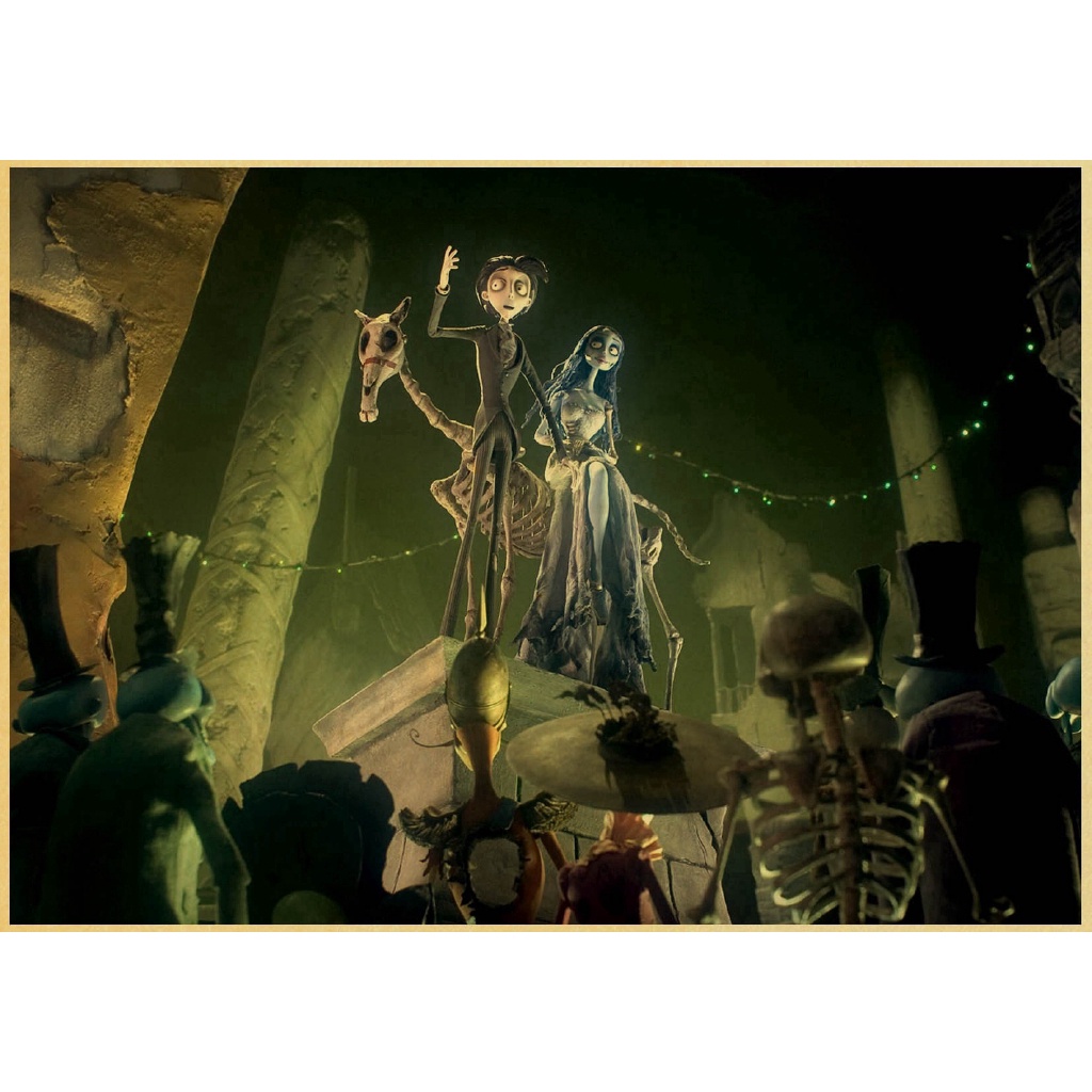 Tim Burton Movie posters The Corpse Bride Home/Bar Decoración Artesanía ...