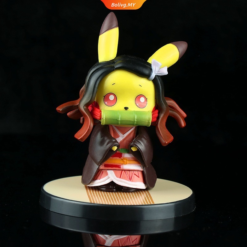 Anime Pikachu Cosplay Demon Slayer Kamado Tanjirou Nezuko Agatsuma ...