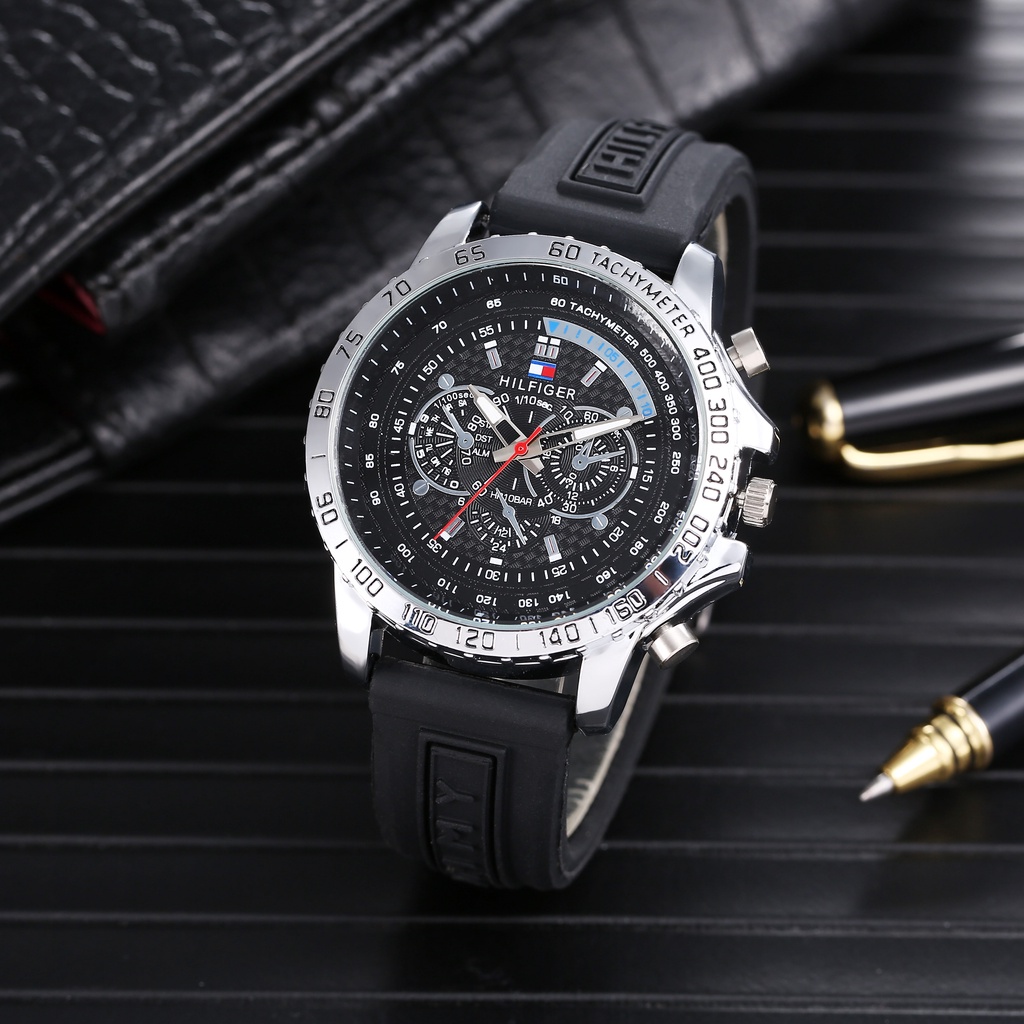Famans Reloj De Pulsera De Cuarzo Con Banda De Silicona De Lujo De ...