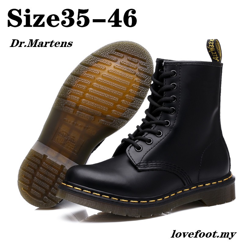 Nueva Inglaterra Hombres Y Mujeres Dr.Martens Martin Zapatos De Cuero ...