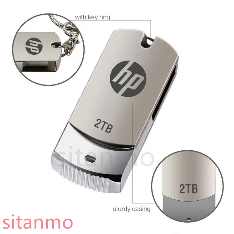 HP Pendrive 2TB Metal Alta Velocidad Impermeable Disco U Drive | Shopee ...