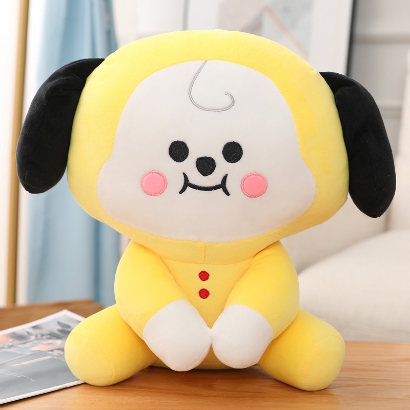 Gran Tamaño Lindo BT21 Peluche TATA Cooky Chimmy RJ BTS Bangtan Boys ...