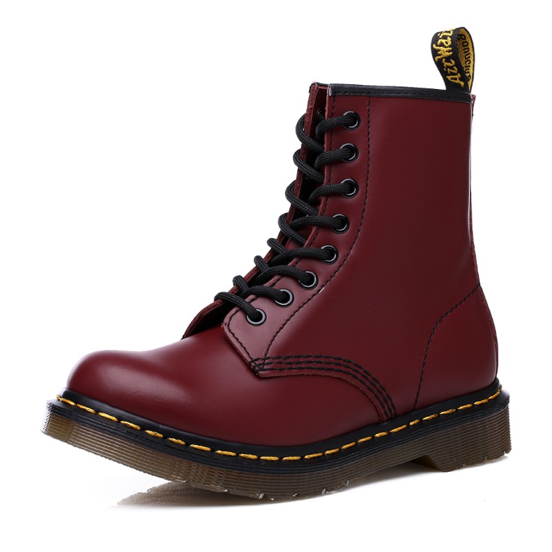 Nueva Inglaterra Hombres Y Mujeres Dr.Martens Martin Zapatos De Cuero ...