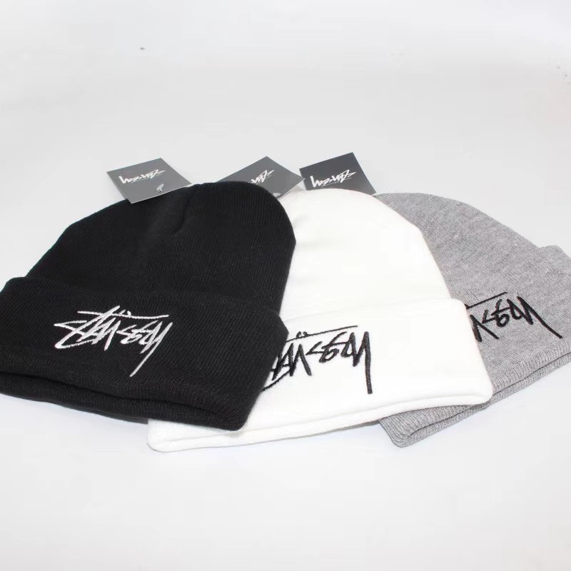 Gorro de moda sombrero de punto hip hop skullies gorro otoño invierno ...