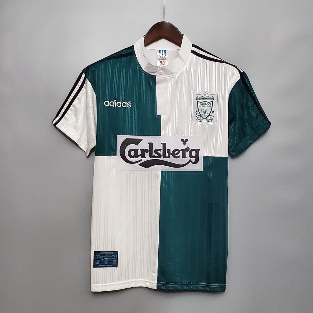 Jersey/Camiseta De Fútbol 95-96 Liverpool Visitante Retro | Shopee Chile