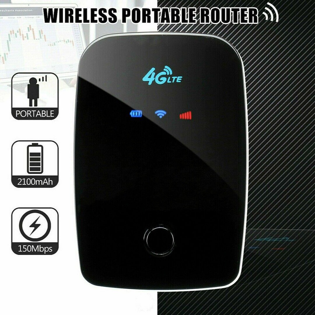 Router Inalámbrico Portátil 4G WIFI Tarjeta SIM 150Mbps Banda Ancha ...