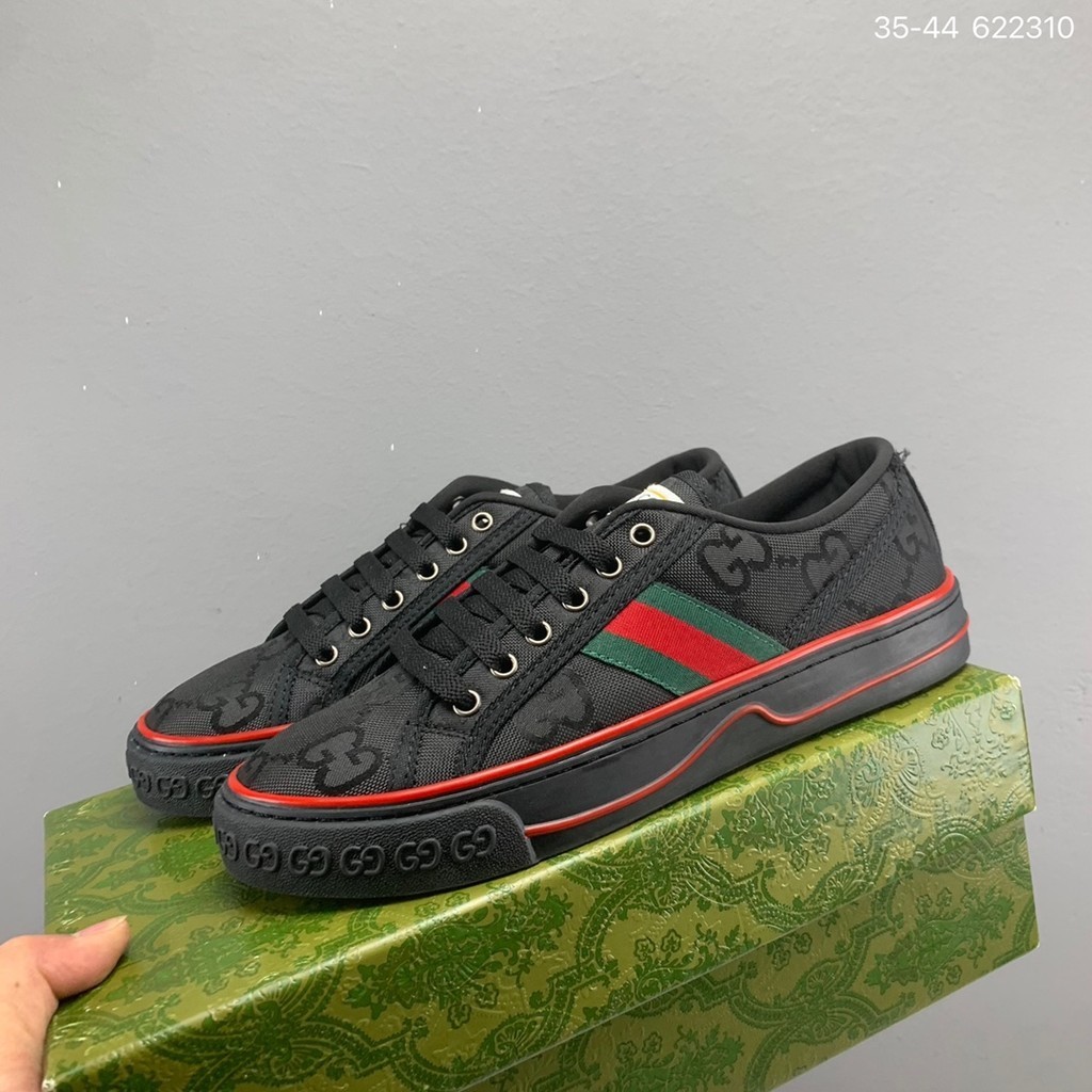 Gucci Tenis 1977 Impresión Sneake Original Alta Calidad Corte Bajo ...