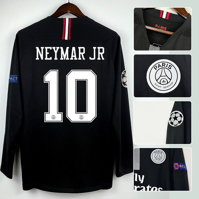 Jersey De Fútbol De Manga Larga 18-19 Paris Saint-Germain 10 Nemal ...
