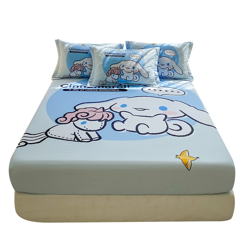 Sábana De Cama Linda Hello Kitty Sanrio Melody Kuromi Cinnamoroll Rosa ...