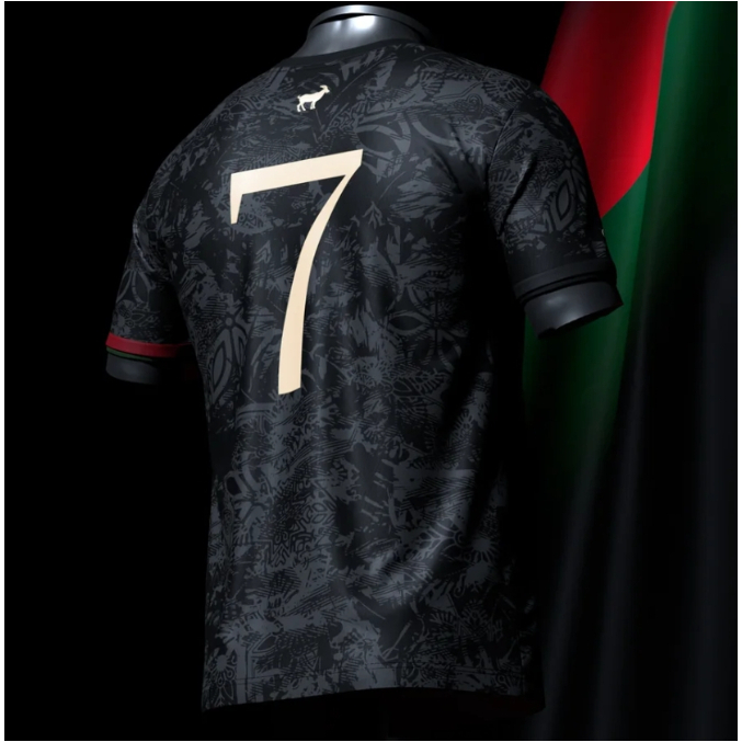Polera De Fútbol De Portugal 2023 Para Hombre Ronaldo CR7 Black Concept Edition | Shopee Chile