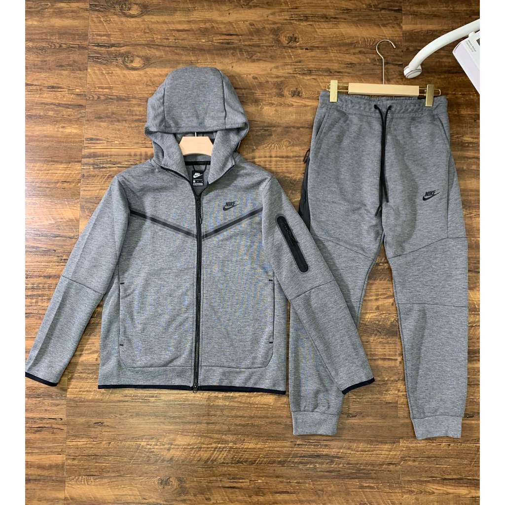 Drill Tech Fleece * Traje Deportivo De Algodón Con Capucha Gris Oscuro ...