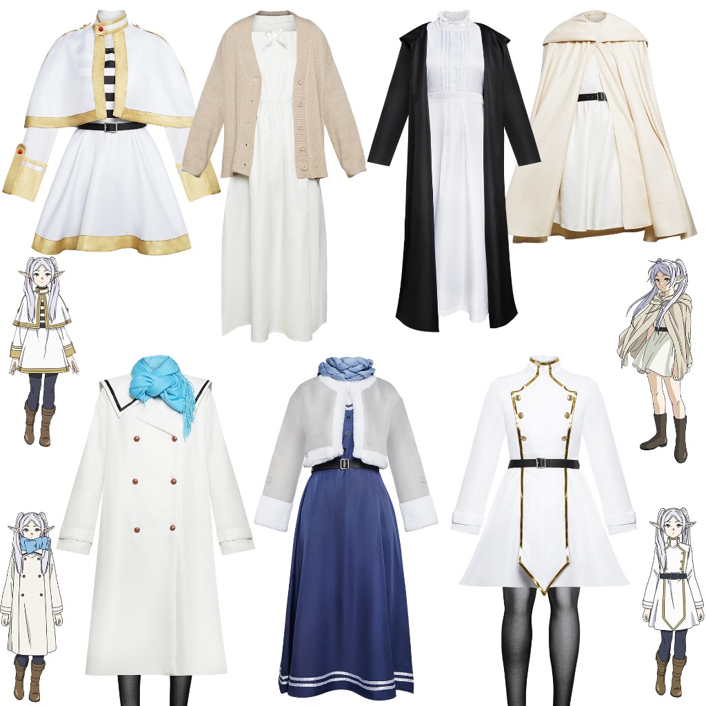 Anime Frieren En El Funeral Cos Fern Cosplay Costume Set Completo ...