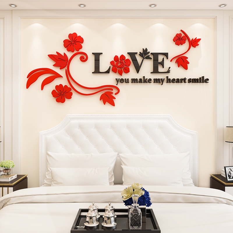 DAORUI 】 Cálido Y Romántico 三维 Acrílico stickers De Pared ...