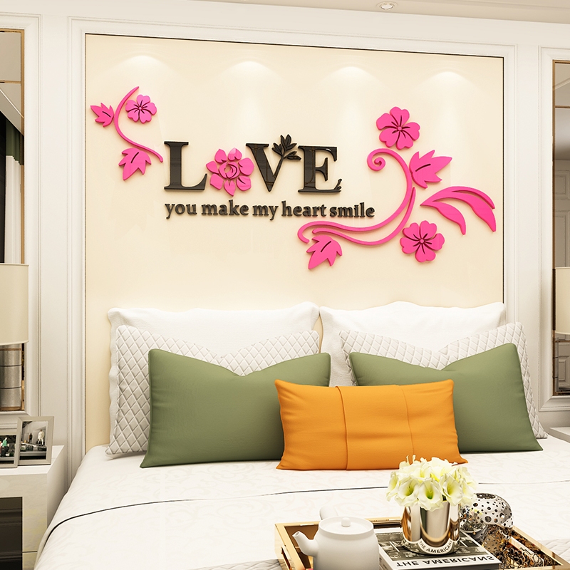 DAORUI 】 Cálido Y Romántico 三维 Acrílico stickers De Pared ...