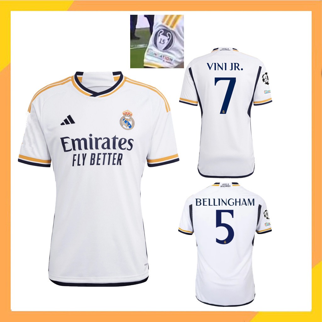 Polera De Fútbol De Local MADRID 23/24 Versión Para Aficionados ...