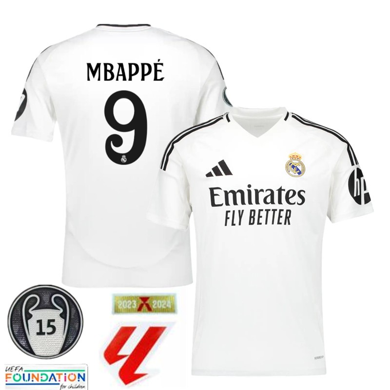 Polera De Fútbol Del Real Madrid 2024/25 De Alta Calidad | Shopee Chile