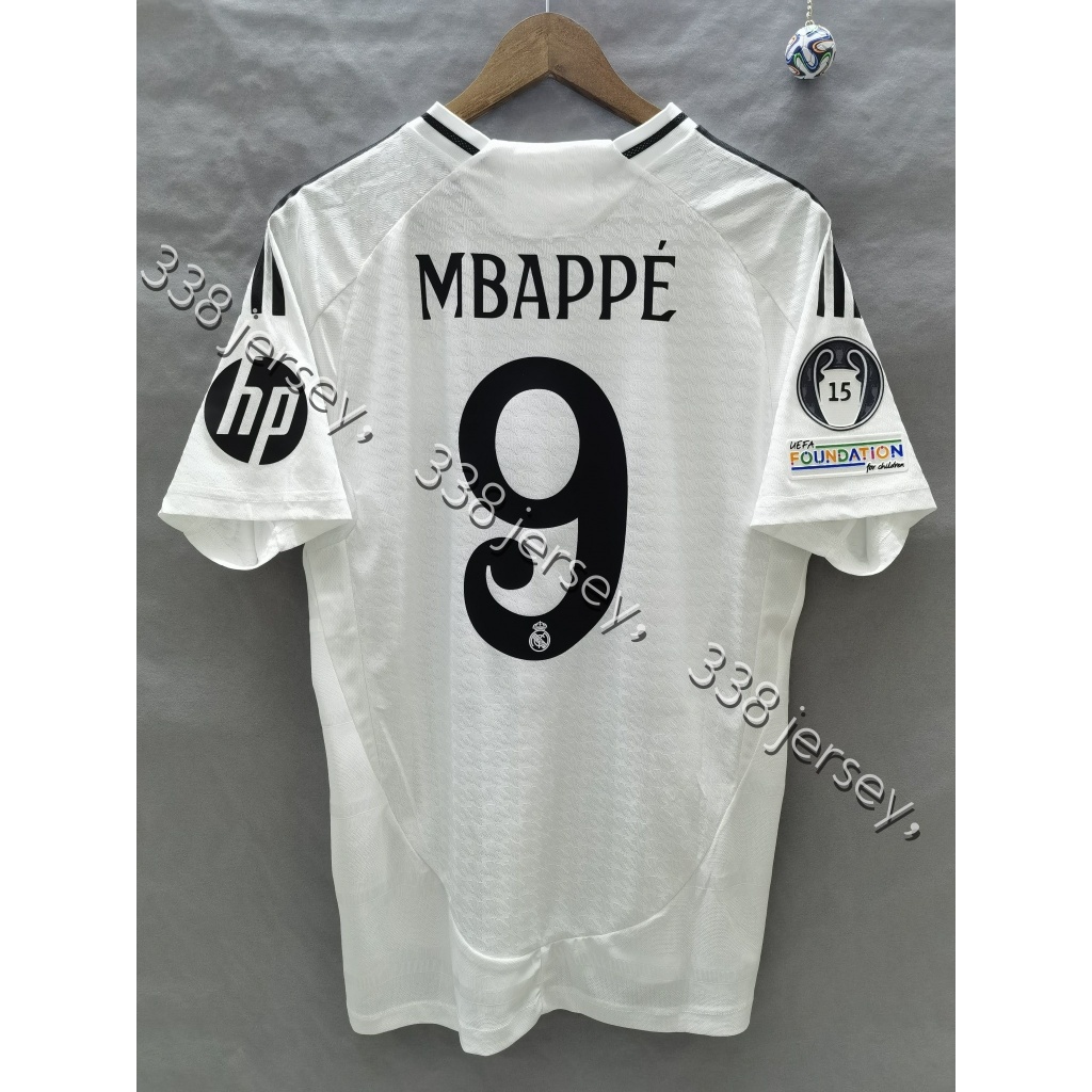 24-25 Real Madrid Jugador Versión AAA Alta Calidad Personalizado Polera De Fútbol BELLINGHAM ...