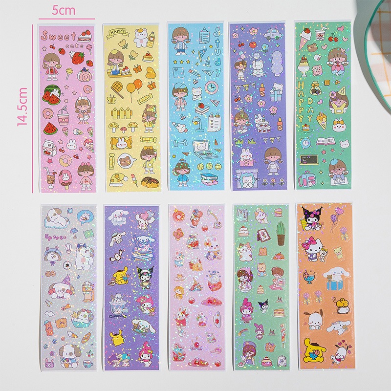 sticker Láser Decoración De Cuentas De Mano stickers Para Niños Regalo ...
