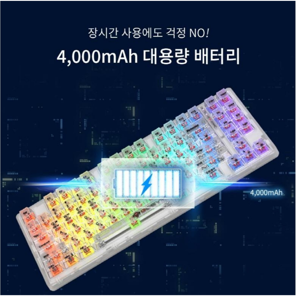Gdevil Teclado Coreano Inalámbrico De Tres Modos Teclado Mecánico ...