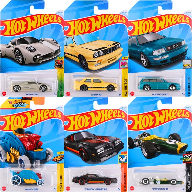 Hot Wheels 2024 L Caso Nueva Línea Principal 20 TOYOTA TACOMA 92 BMW M3 1/64 Metal Diecast ...