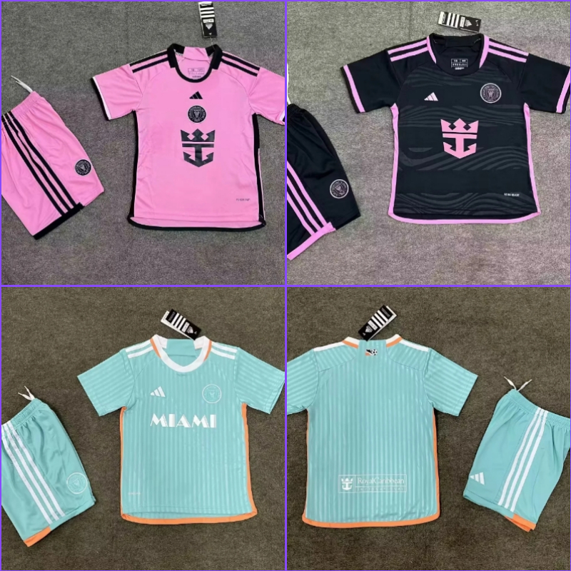 Inter Miami 2024 2025 Home Away 3a Polera Para Niños Edición Especial ...