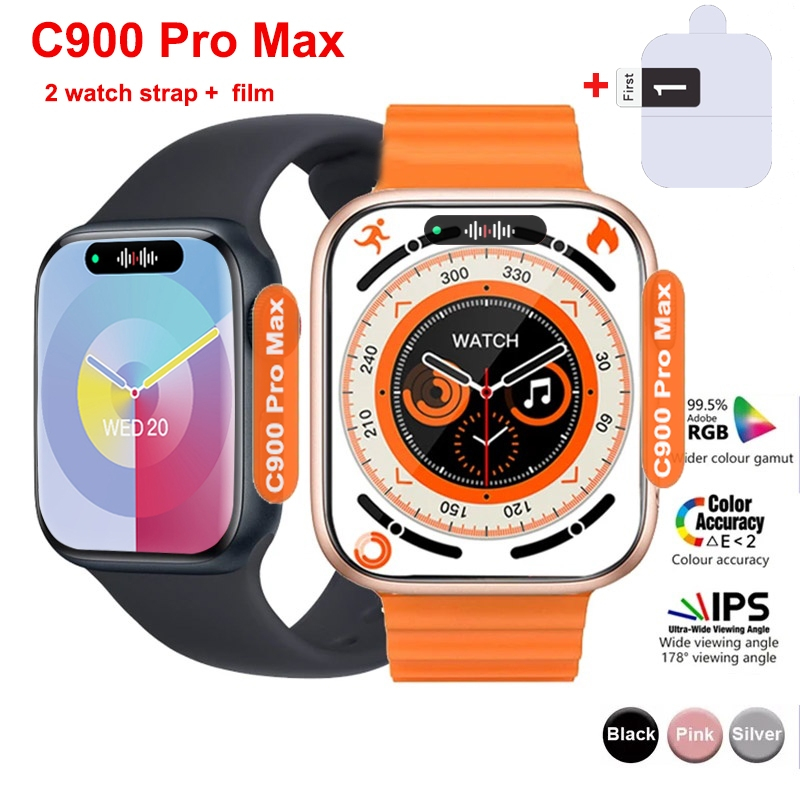 2024 Smartwatch C900 Pro Max Reloj Hd 2.19 Pulgadas Pantalla Completa ...