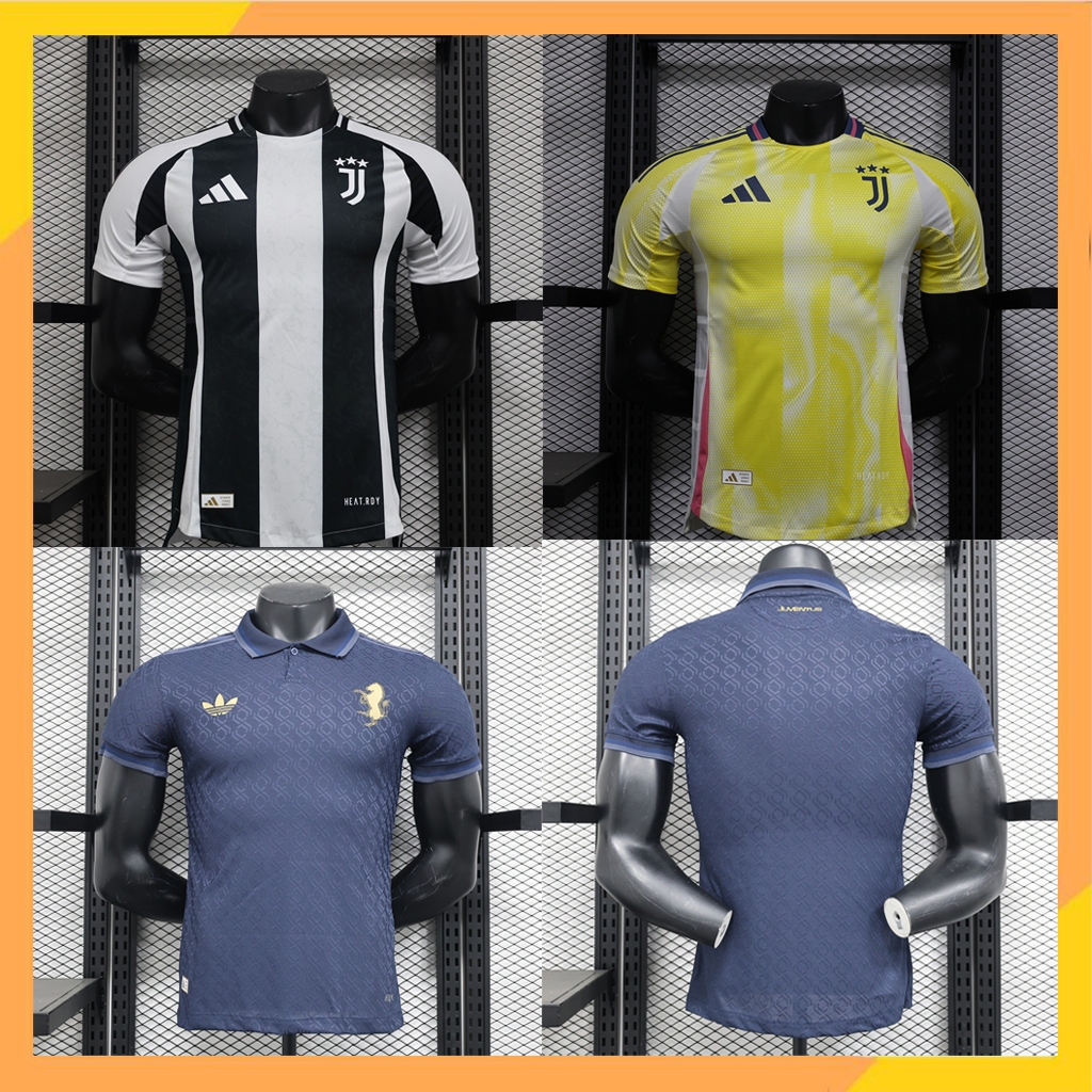 [Versión Jugador] Juventus 2024-25 Local Visita Tercera Polera De Fútbol | Shopee Chile